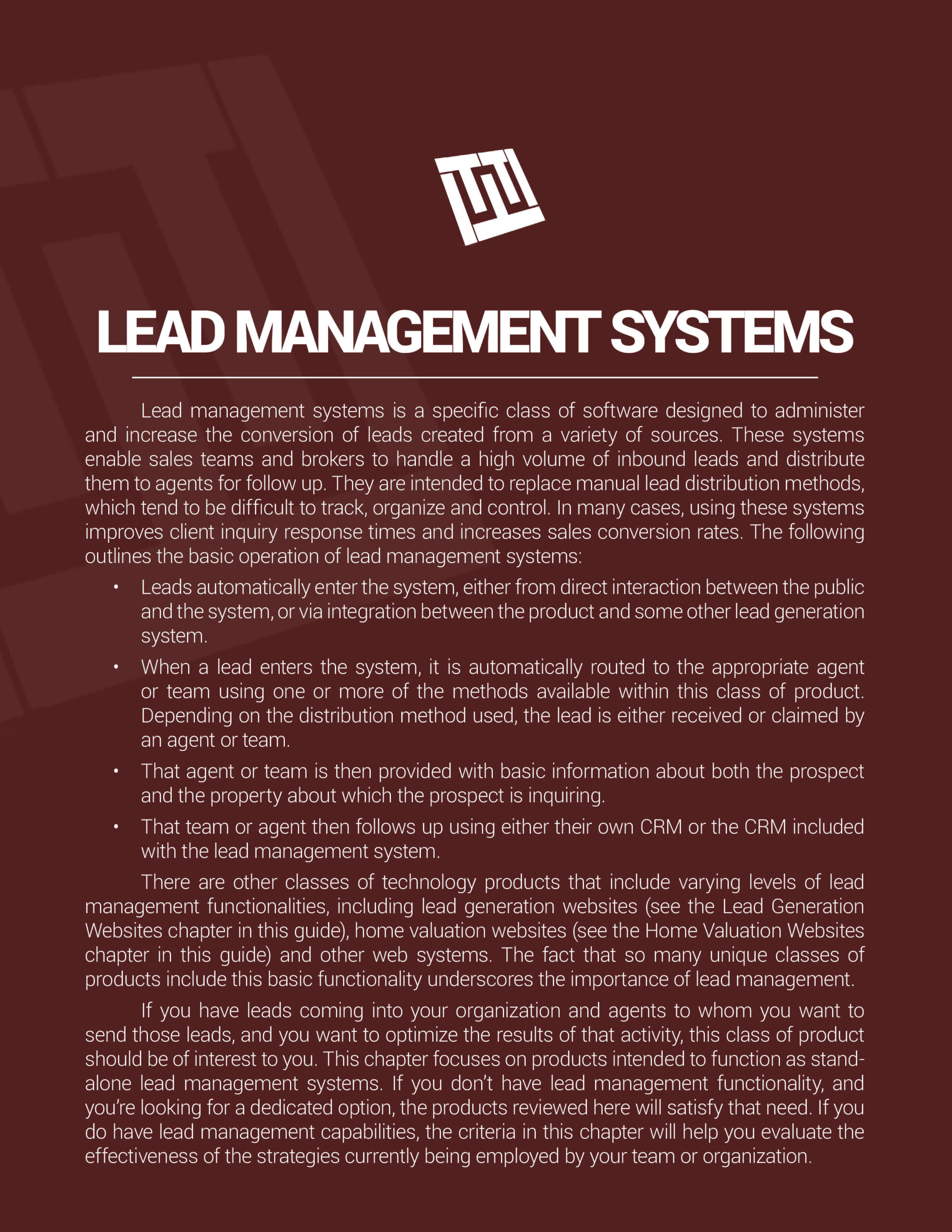 Lead Management Systems - T3 Trends