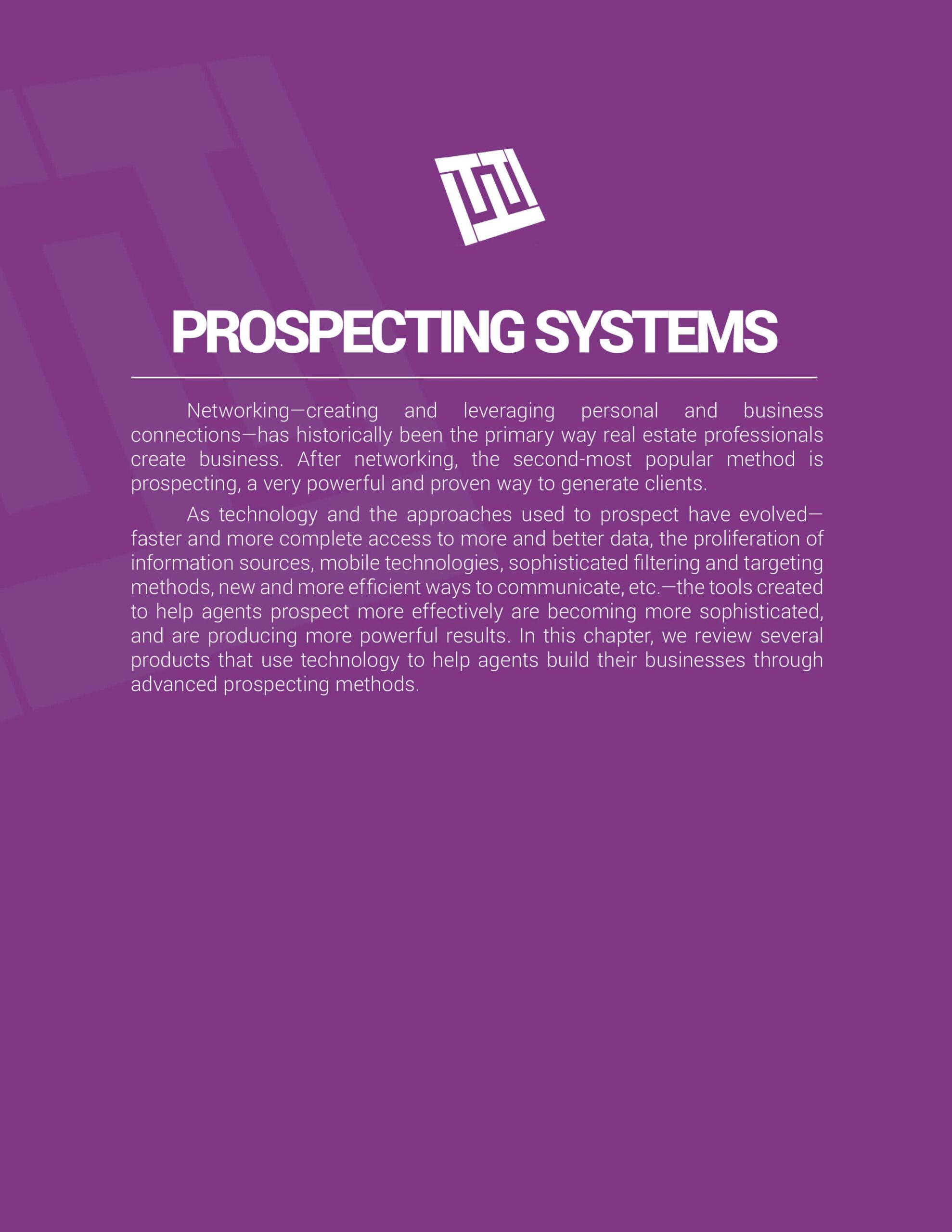 Prospecting Systems - T3 Trends